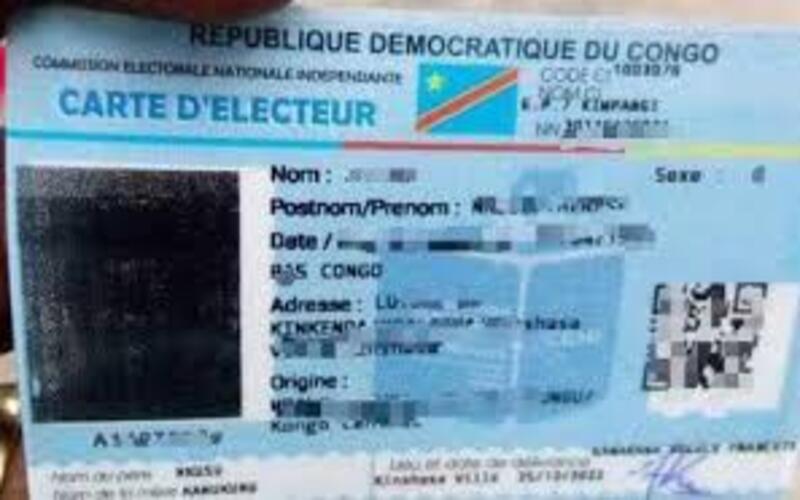 RDC : 300 cartes d'électeurs vierges interceptées entre les mains d'une ...